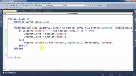 ASP NET Tutorials Concept Of Session Server Side State Management Technique With An Example