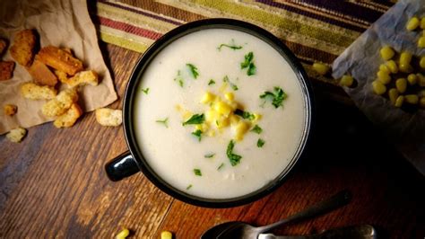 Vegetarian Cheesy Corn Chowder Soup