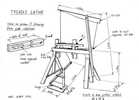 Plans For A Pole Lathe Westonbirt Woodworks