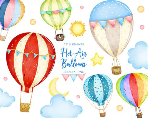 Clip Art Hot Air Balloon