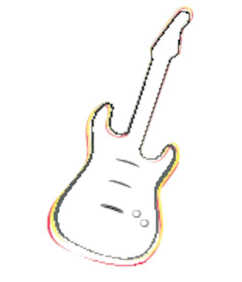 Vector Guitar Illustration Instrument Blues Song Vector Instrument