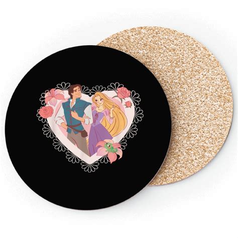 Disney Princess Rapunzel And Flynn Rider Valentine Coasters Id 20821058 By Davifuller Printblur