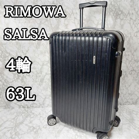 リモワ サルサ 63l 4輪 Tsaロック マットブラック スーツケース 廃盤 By メルカリ