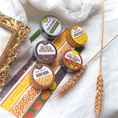 Pure Series Washi Tape Set Kuih Tradisi 3 Chubmy