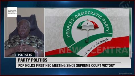 Wike Atiku In Pdp Leadership Struggle Ahead Of Nec Meeting Youtube
