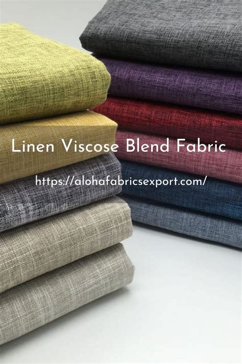 Linen Viscose Blend Fabric Breathable And Durable Material