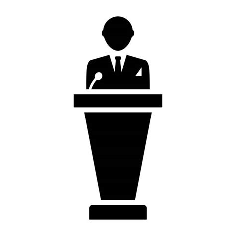 3800 Politician Podium Stock Illustrations Royalty Free Vector