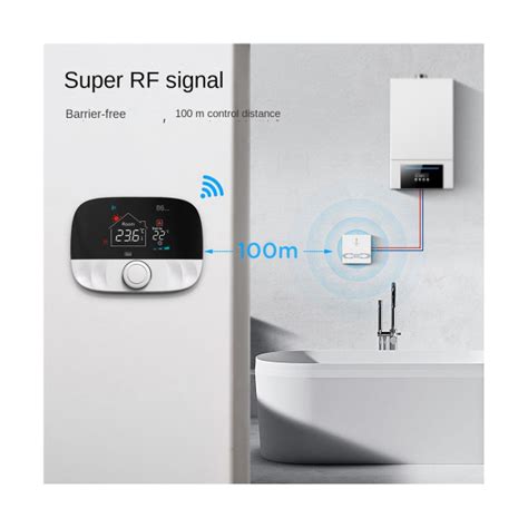 Умный термостат Tuya Wi Fi Rf контроллер ЖК экрана для котла A купить