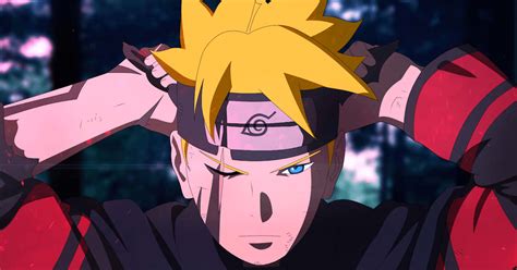 Download Adult Boruto Standing Victorious Atop His Vanquished Foes