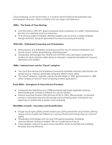 Unit Cc Cloud Computing Cloud Computing As We Know It Today Is A