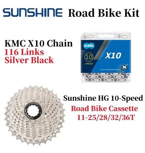 자전거변속기 호환 자전거기어 레버 수리 부품 Sunshine 로드 바이크 카세트로드 부품x10 10 스피드 티몬