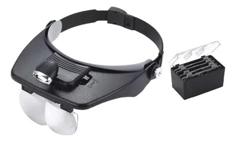 Lupa Con Diadema Y Luz Led Soporte Para La Cabeza Manos Li Meses