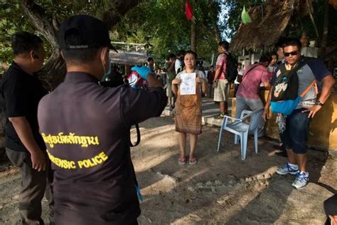 Thailand Beach Murders Desperate Police Dna Test Women And Measure