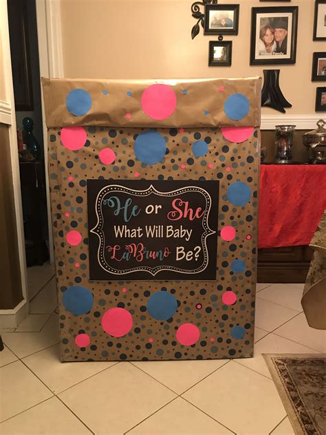 Gender Reveal Box Ideas