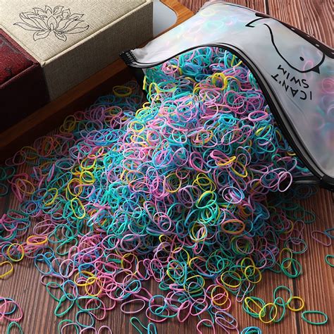 2000 шт аксессуары для волос для девочек подарок нейлоновая резинка эластичные повязки для