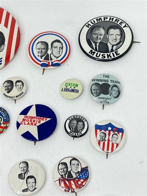 LOT 49 1968 Hubert Humphrey Edmund Muskie Presidential Campaign