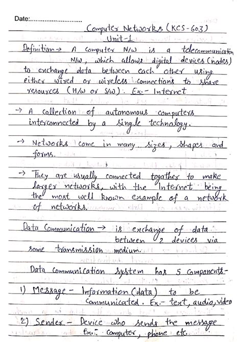 Computer Networks Unit Computer Science Studocu