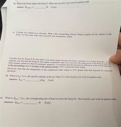 Solved Problem 3 Ideal Cogeneration Plant Based On The