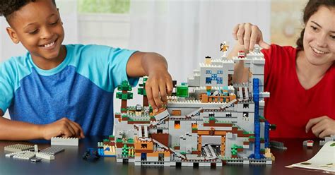 Amazon LEGO Minecraft The Mountain Cave Building Kit Only Shipped Regularly