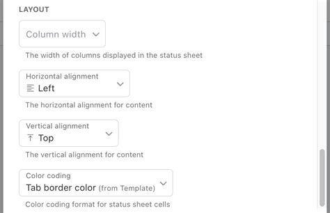 Metrics Settings Kutano