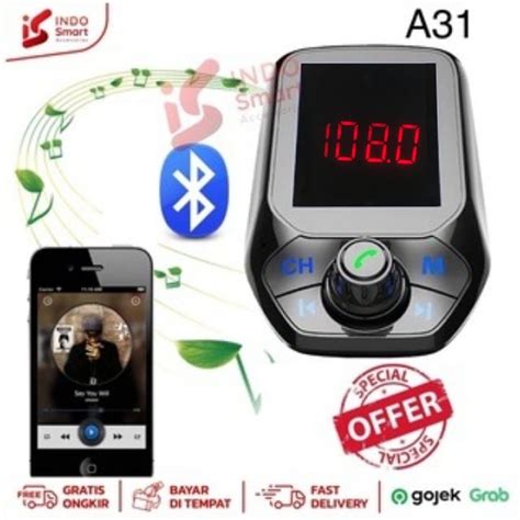 Jual Usb Bluetooth Mobil Modulator Bluetooth Mobil Fm Transmitter Charger Car Led Mp3 Dual