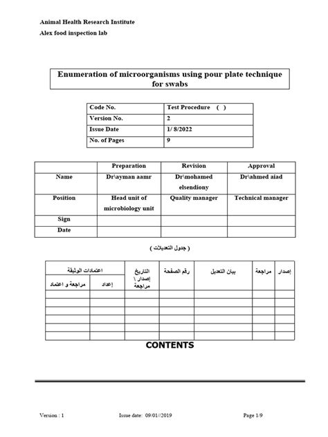 Test Method Plate Count Swab Pdf Sterilization Microbiology