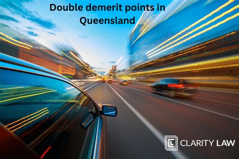 Double Demerit Points In Queensland Driving Law