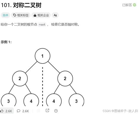 c 编程：判断二叉树是否对称的递归函数实现 csdn博客