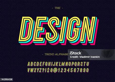 3d 대담한 디자인 글꼴을 벡터 3차원 형태에 대한 스톡 벡터 아트 및 기타 이미지 3차원 형태 개체 그룹 기하 도형 Istock