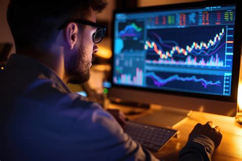 Premium Photo A Man Sitting At A Desk Working On A Computer Focused And Engaged In His Tasks
