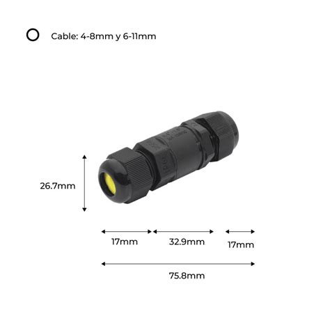 Conector de Cable Impermeable IP68 0 5 mm² 2mm²