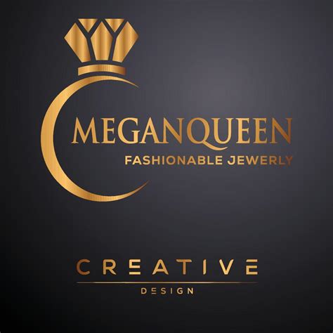 Vector Diamond Ring Logo Design Abstract Logo Template Vector