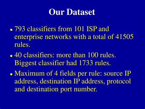 Ppt Packet Classification On Multiple Fields Powerpoint Presentation Id3659180