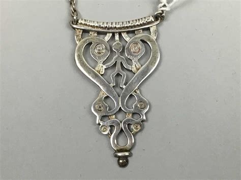 Lot 2 A Silver Pendant By Ola Gorie