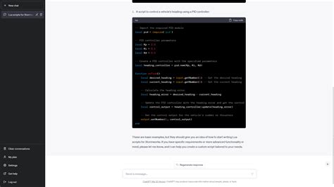 Yes Chatgpt Can Be Used For Lua Scripts This Was Done On 40 But It Can Be Done On 35 R