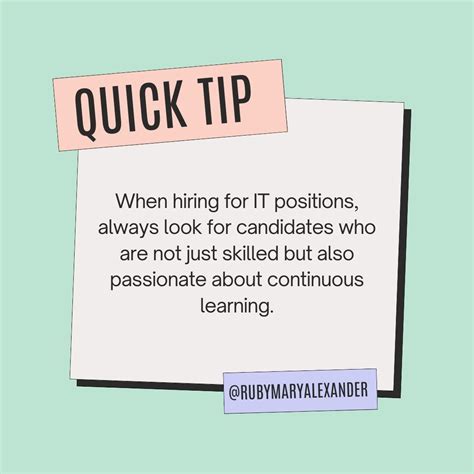 Ruby Mary Alexander On Linkedin Hiringtips Recruitment