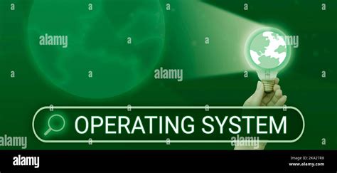 Text Sign Showing Operating System Concept Meaning Made From Materials Produced By Organic