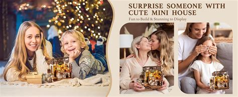 Rowood Coffee Miniature House Kit Diy Miniature Dollhouse Kits Ts For Adults To