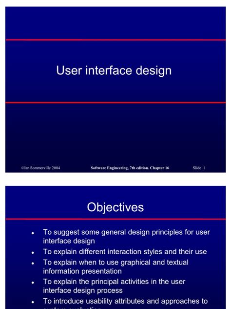 design of user interface pdf user interface design user interface