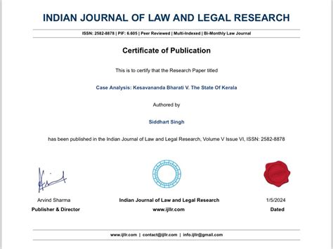 Siddhart Singh On Linkedin Our Article Case Analysis Kesavananda