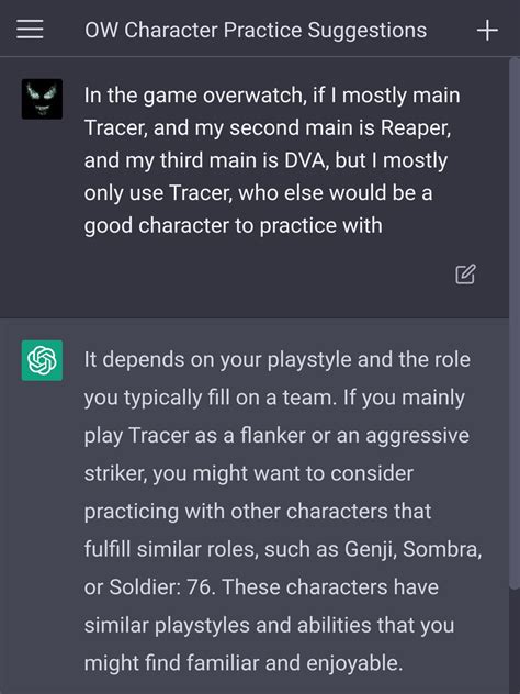 Insane Chat Gpt Advice On Which Character To Main Roverwatch