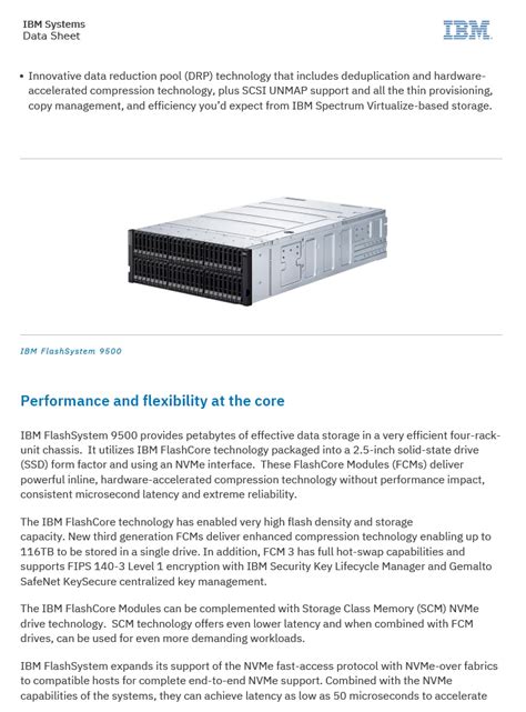 Ibm Flashsystem 9500 Storage System Buy Flashsystemfs9500storage