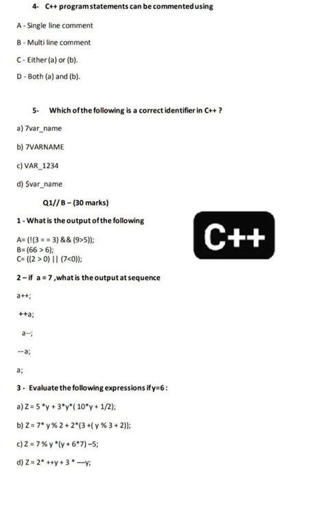 Solved 4 C Program Statements Can Be Commented Using A