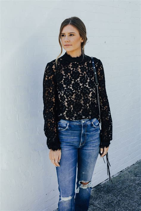 Black Lace Top Wanderlust Out West