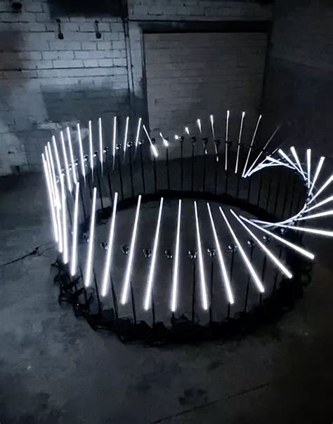 Stage Design Event Design Kinetic Architecture Led Stick Orange