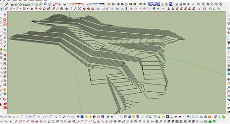 Mesh Tin From Straight Lined Contours Sketchup Sketchup Community