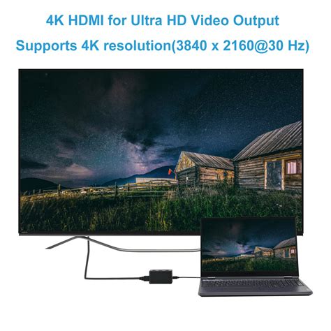 All In One USB C To USB 3 0 Hub Combo With Card Reader HDMI Ethernet PD