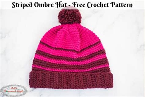 Crochet Chroma Hat Free Pattern And Video Tutorial Nickis Homemade
