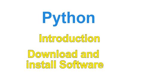 P01 Python Introduction What Is Python Used For Youtube