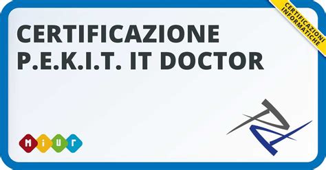 Certificazione Pekit Id Doctor